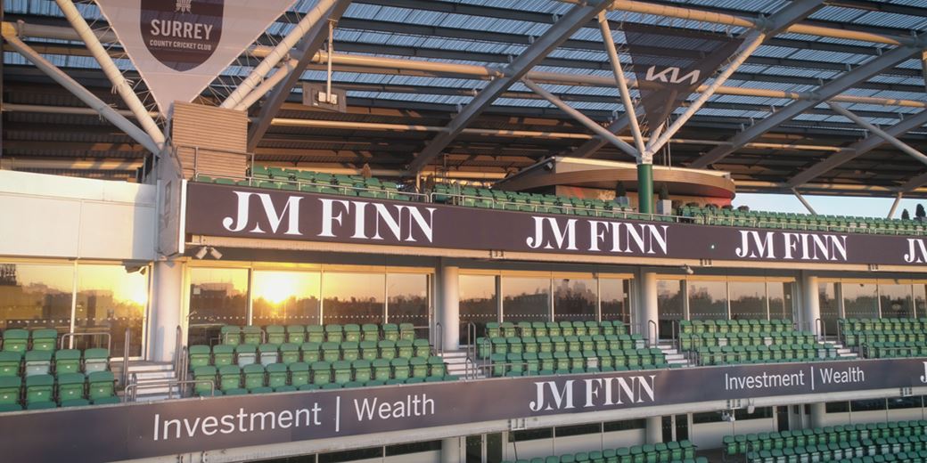 Celebrating the Kia Oval's new JM Finn Stand with Freddie Woodhead