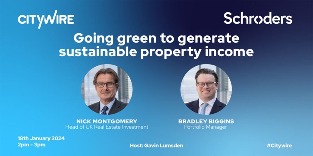 DON’T MISS THIS THURSDAY! Schroder Real Estate is flashing ‘green’ and ...