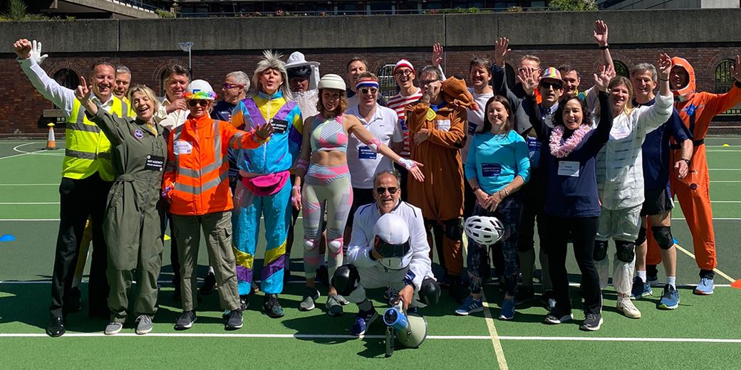 Cazenove raises £100k for the NSPCC from the Office Chair Grand Prix