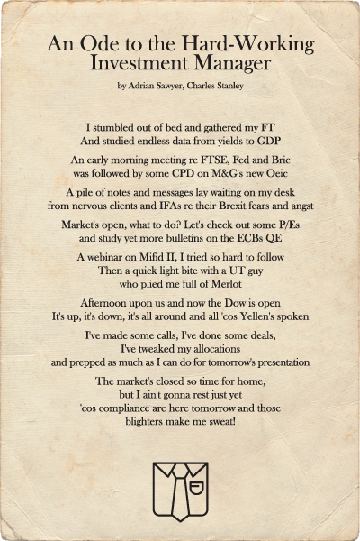 Financial Rhymes: your poems and verse