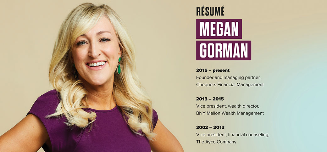 Loud and proud: Chequers Financial Management’s Megan Gorman