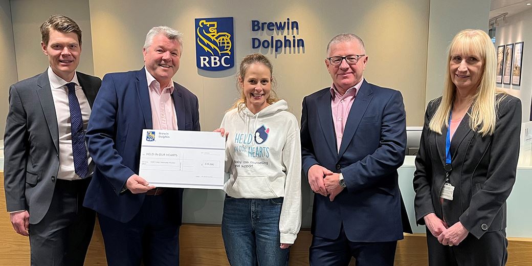 RBC Brewin Dolphin raises funds for two deserving charities